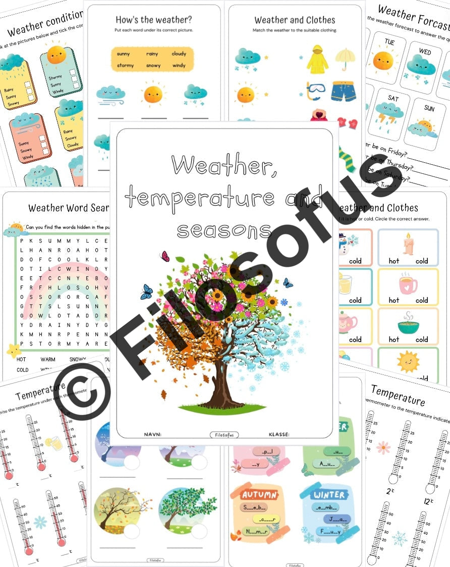 Weather, temperature and seasons – Filosofus